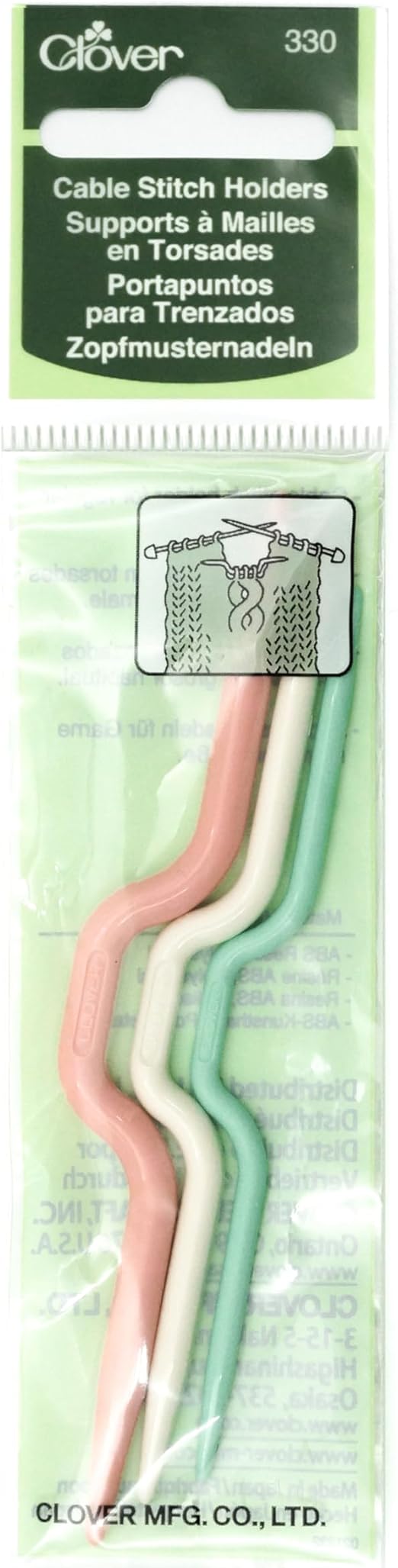 Amazon.com: Clover Cable Stitch Holders - 330