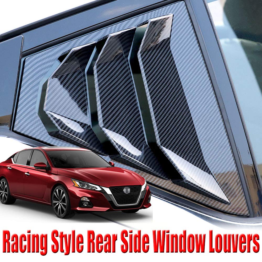 Snapklik.com : Racing Style Rear Side Window Louvers Air Vent/Louvers ...