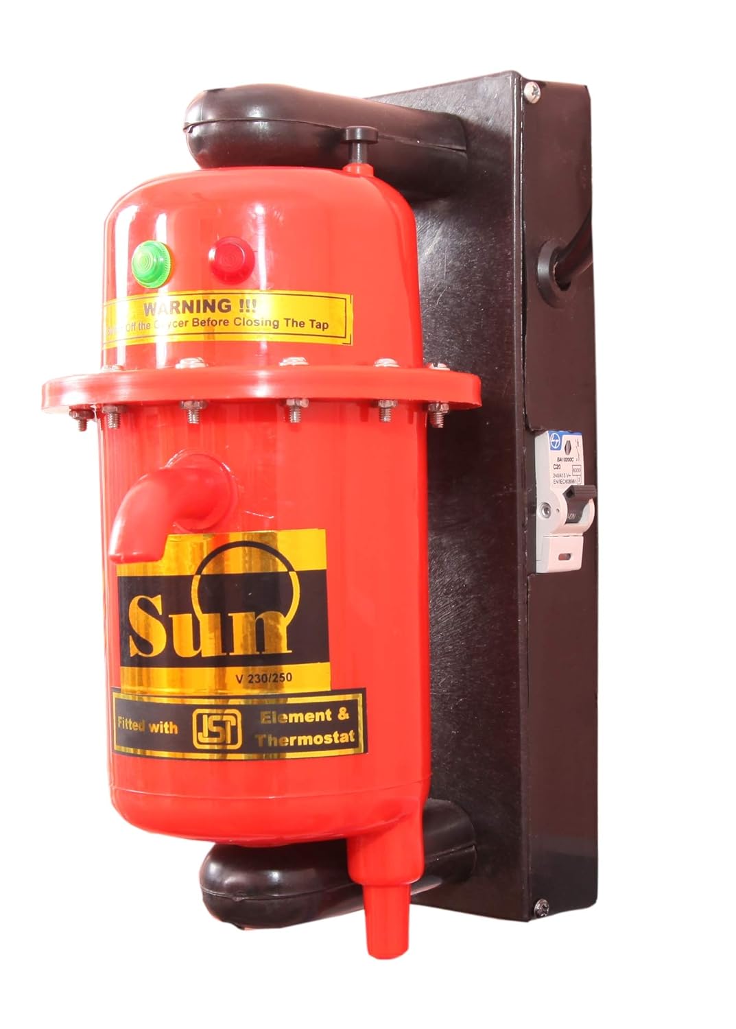 Gmark Sun Geyser Microfiber Water Heater with Switch (Red) : Amazon.in ...