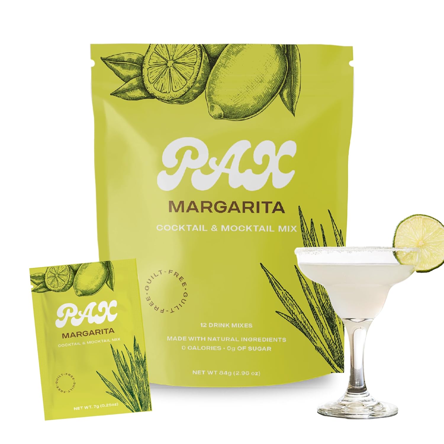 Amazon.com : PAX Margarita Mix Cocktail & Mocktail Mixers - 12 Cocktail ...