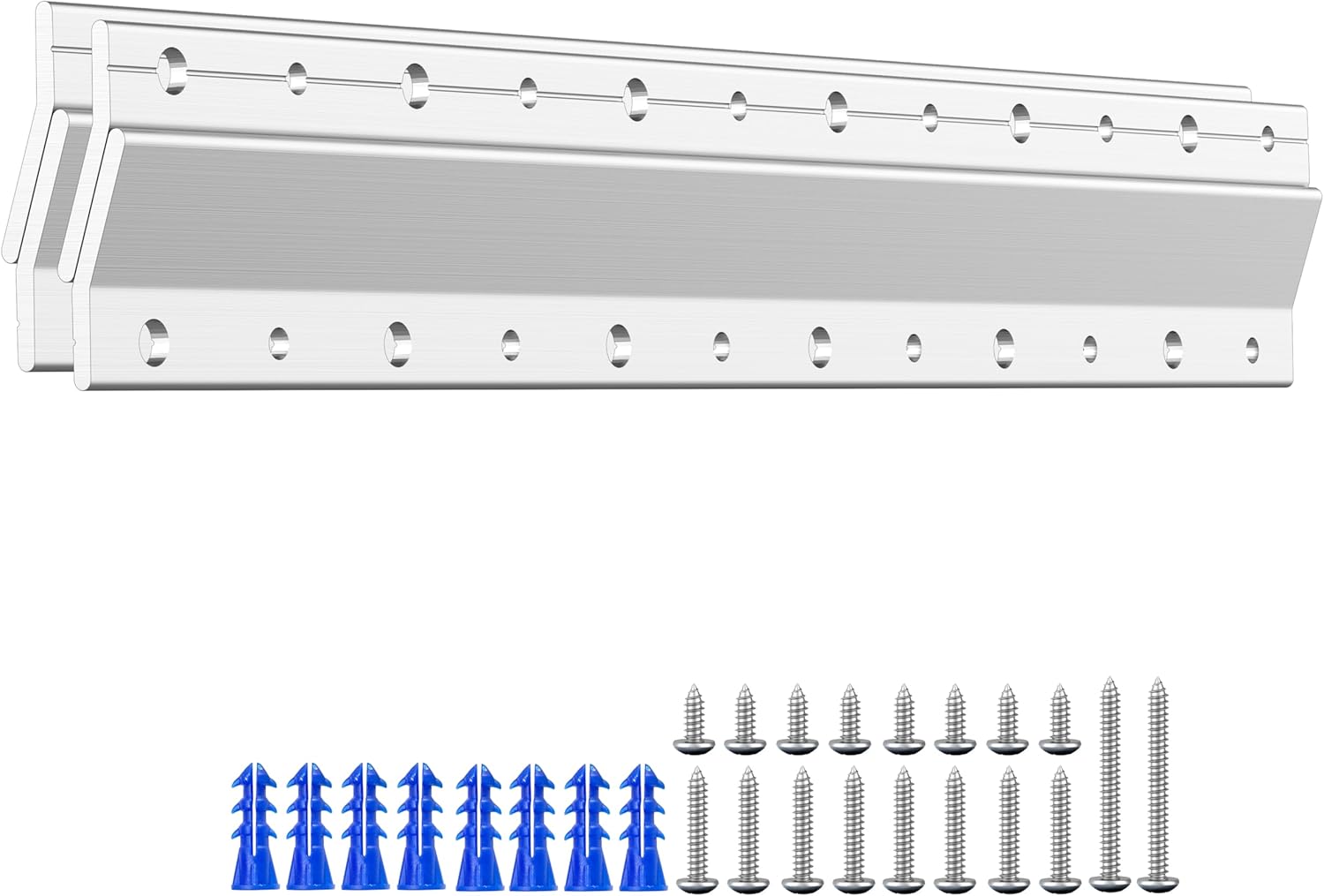 French Cleat Picture Hanger kit 12 Inch 2 Pairs - Aluminum V Z Clips ...
