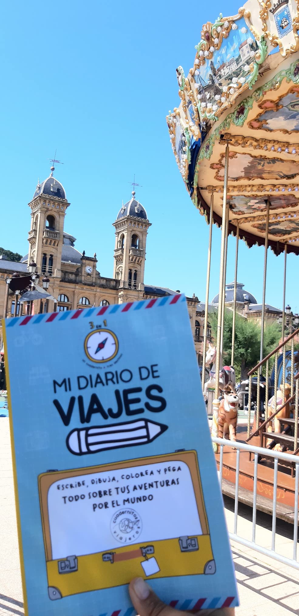 Mi diario de viajes: Cuaderno de viajes infantil para 3 viajes | A ...
