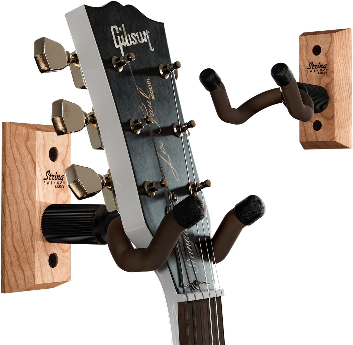 Amazon.com: String Swing Guitar Wall Mount 2 Pack, Guitar Hangers, Wall ...