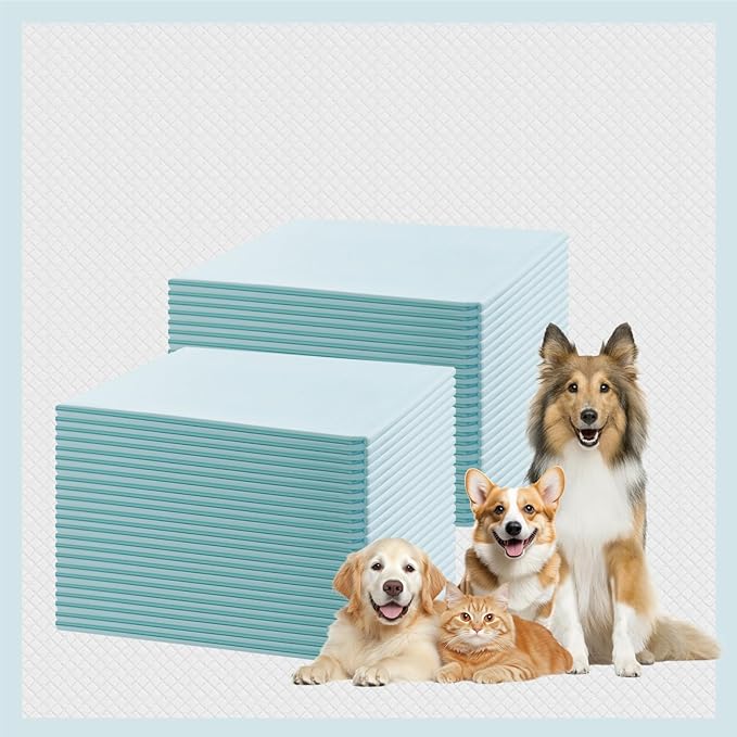 Amazon.com: GWT Puppy Pads Extra Large 28x34 Inch - 40 Count Dog Pee ...