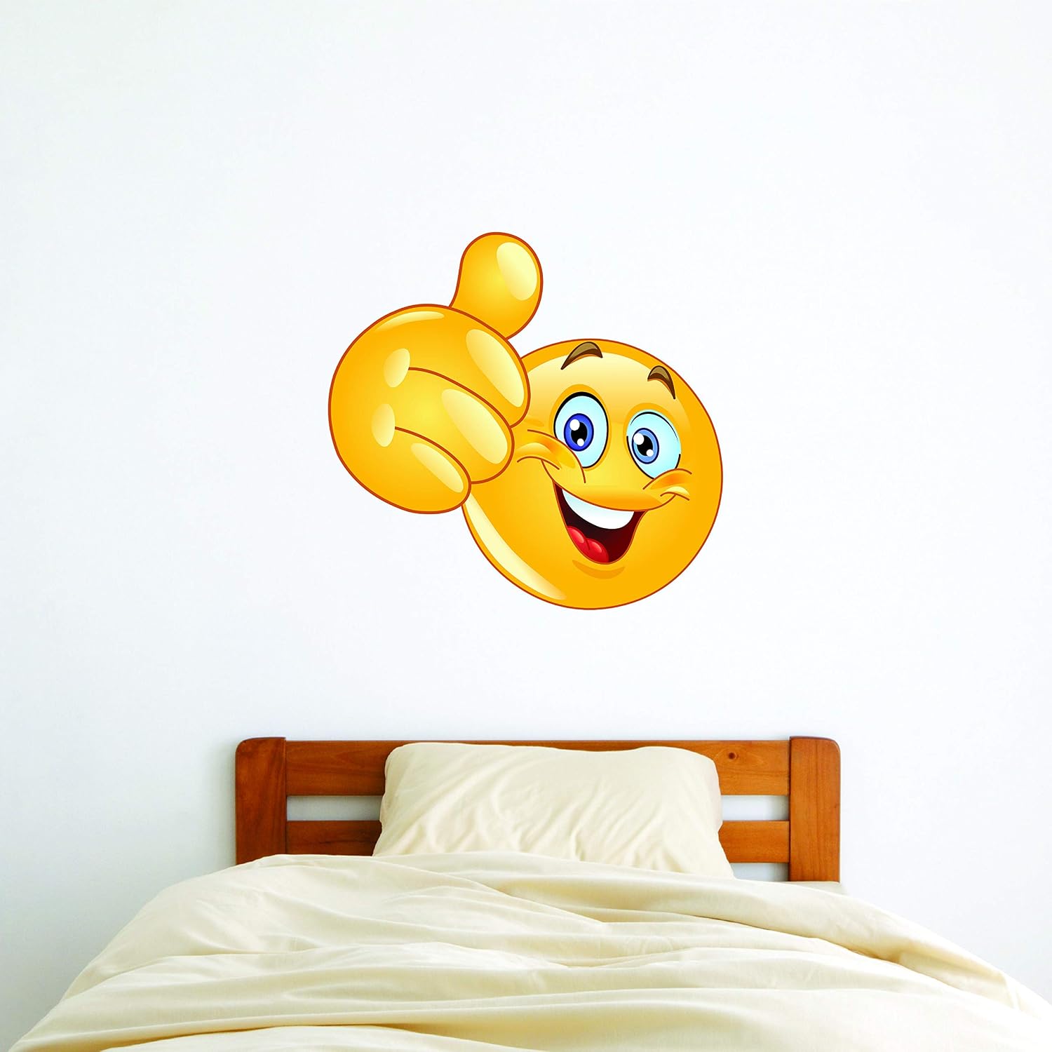 Amazon.com: Emoji Wall Decal, Kids Wall Sticker Emoticon, Removable ...