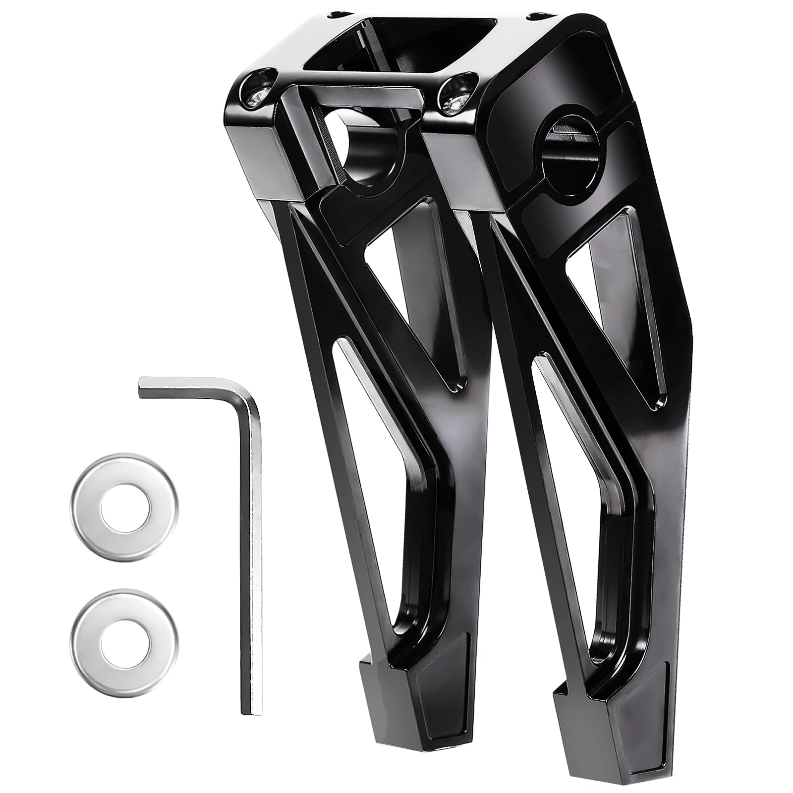 Amazon.com: kykykm 8" Tall Pullback Handlebar Risers Relocation Kit Fit ...