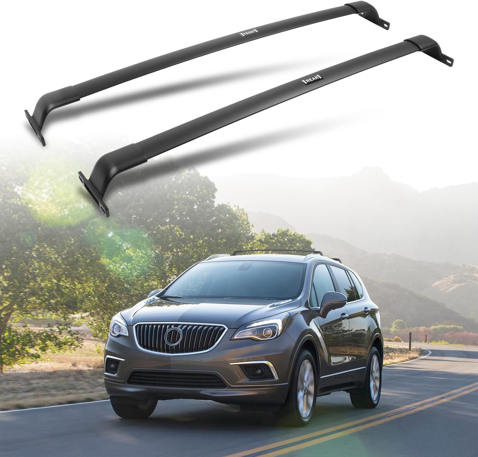 Amazon.com: HEKOTE Roof Rack for Buick Envision 2016 2017 2018 2019 ...
