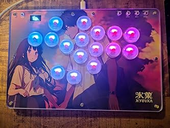 Amazon.com: Sehawei Haute42 Arcade Stick 16Keys All-Button Gamerfinger ...