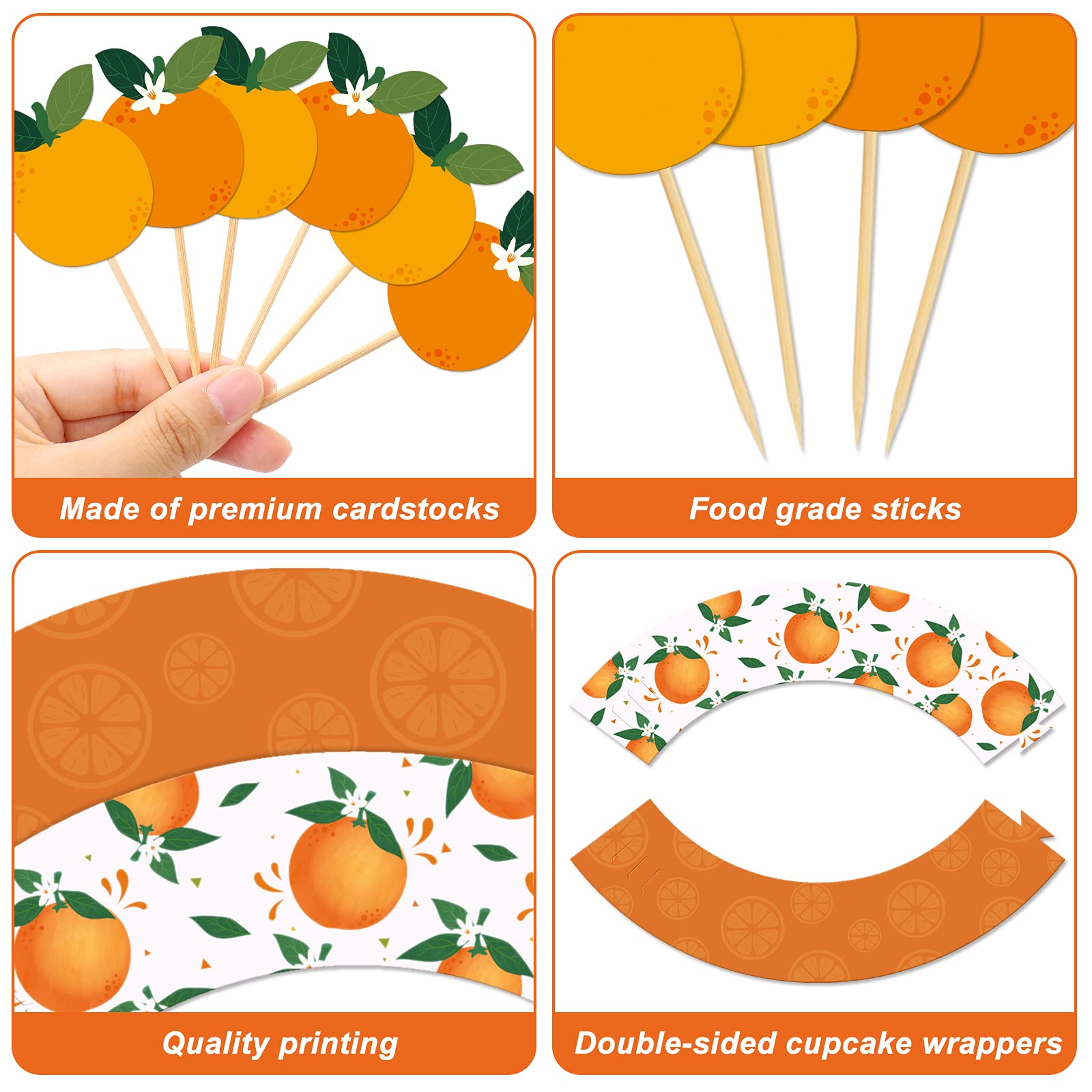 Printable Orange Fruit Template