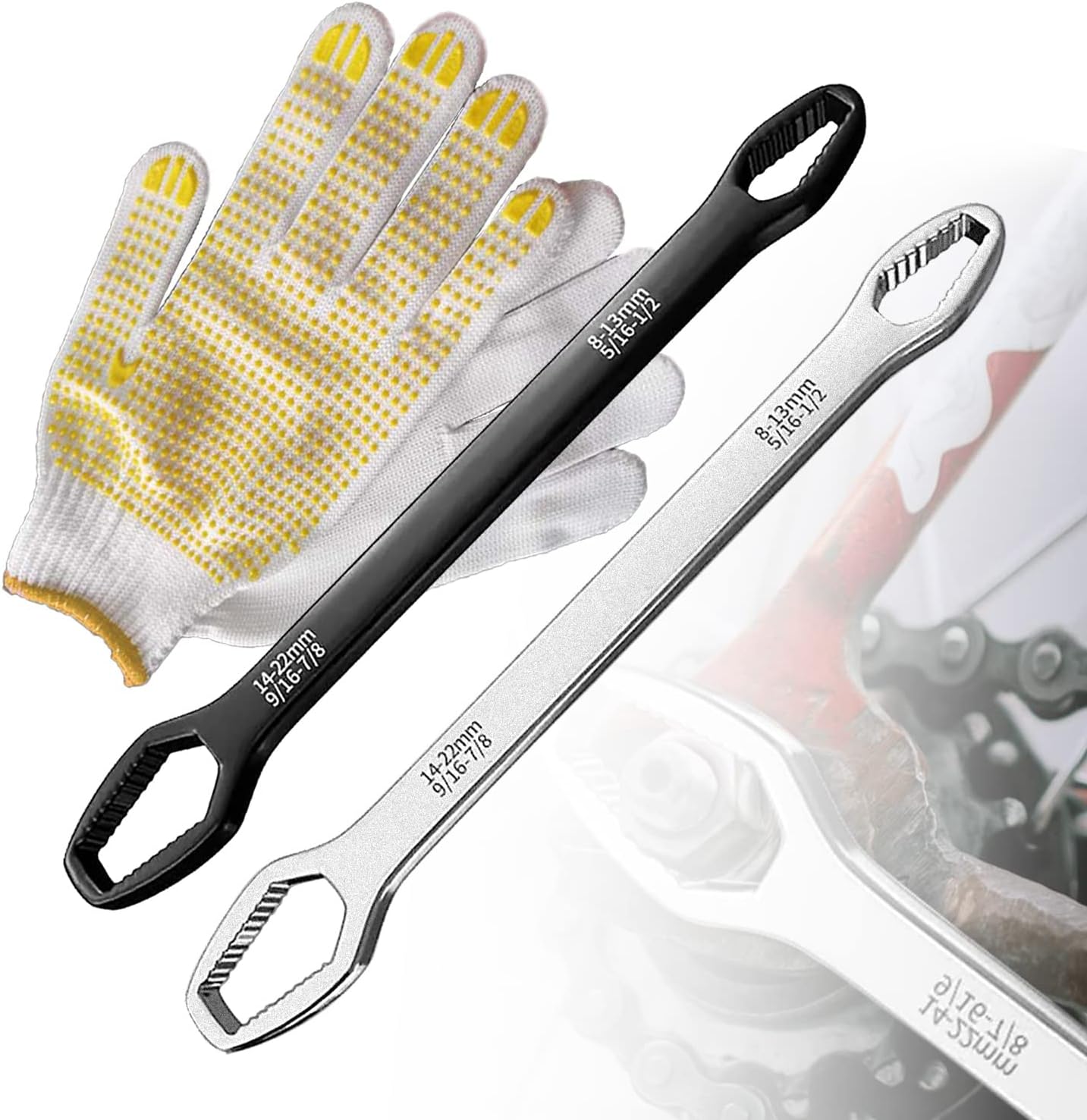 Dapoprren 8-22mm Universal Torx Wrench, Double End Multifunctional ...