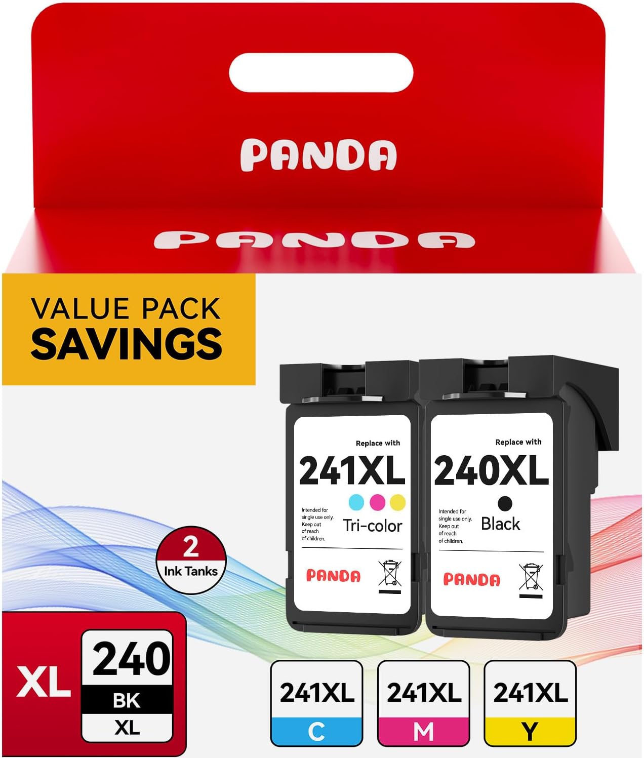 Amazon.com: 240xl 241xl Ink Cartridge Remanufactured for Canon 240xl ...