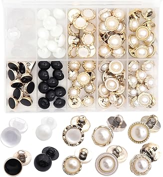 Youmeizer 100 PCS Resin Sewing Decorative Buttons set in storage box ...