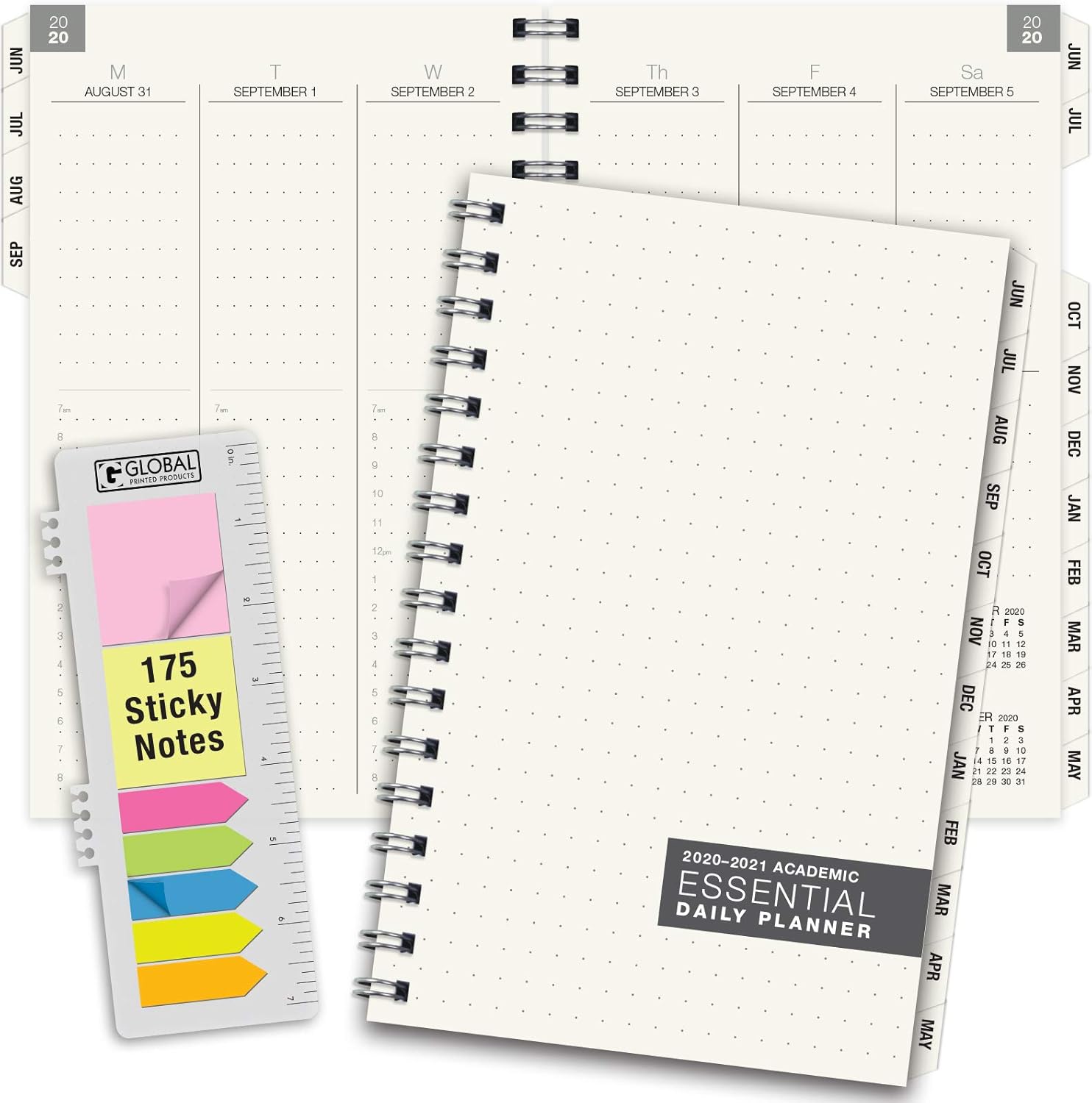 Amazon.com : Essential 5x8 Monthly & Weekly 2020-2021 Planner - (5x8 ...