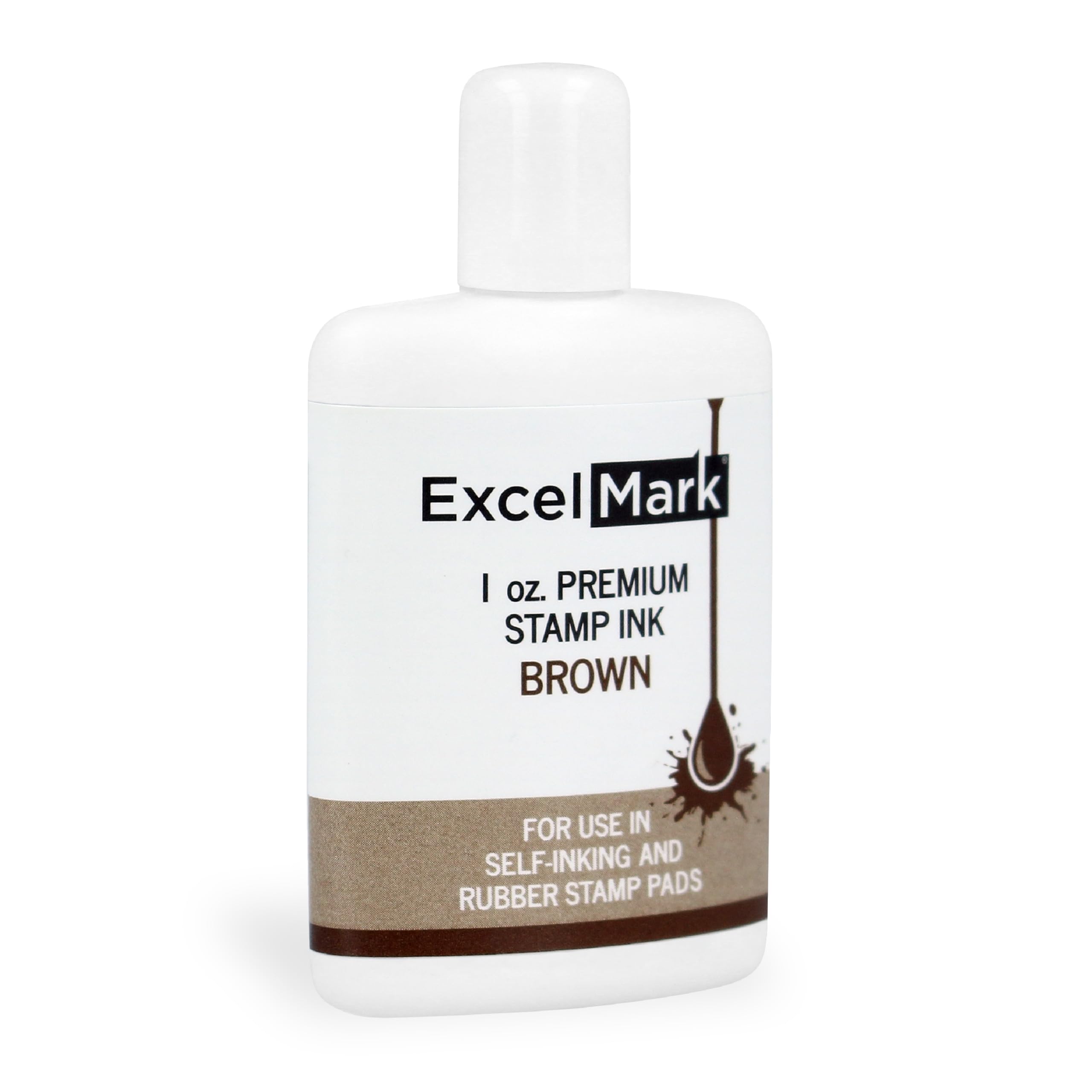Snapklik.com : ExcelMark Premium Self-Inking Stamp Refill Ink - 1 Oz