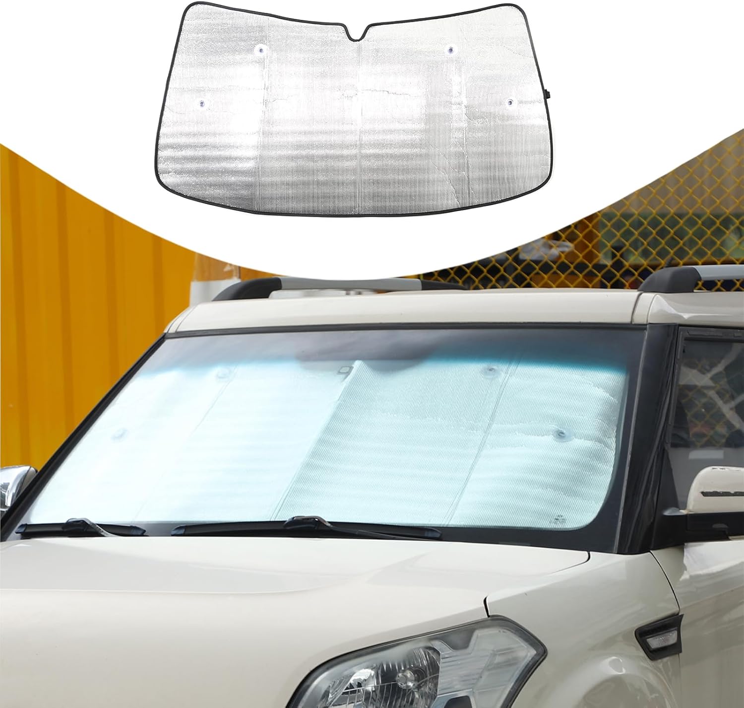 Amazon.com: Daeiclru Car Windshield Sunshade Compatible with Kia Soul ...