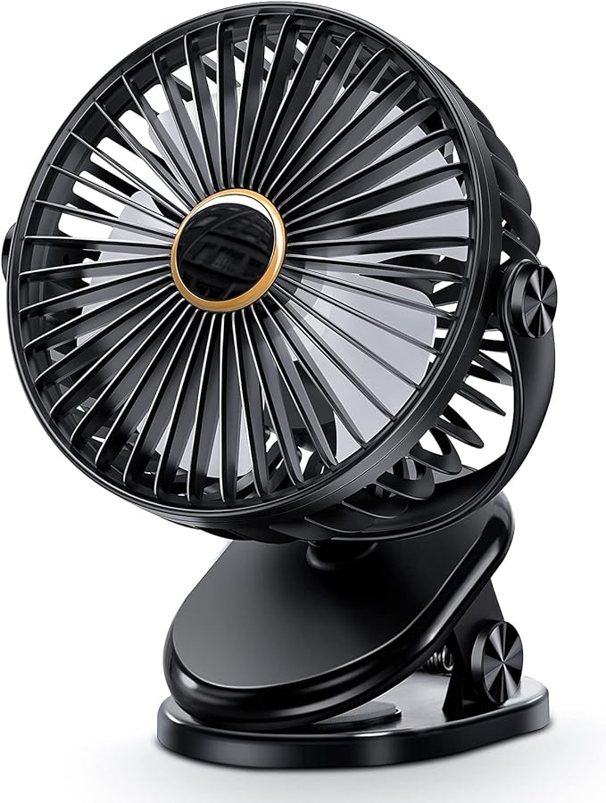 Amazon.com: SMARTDEVIL Clip on Fan, 360° Rotation Portable Small Desk ...