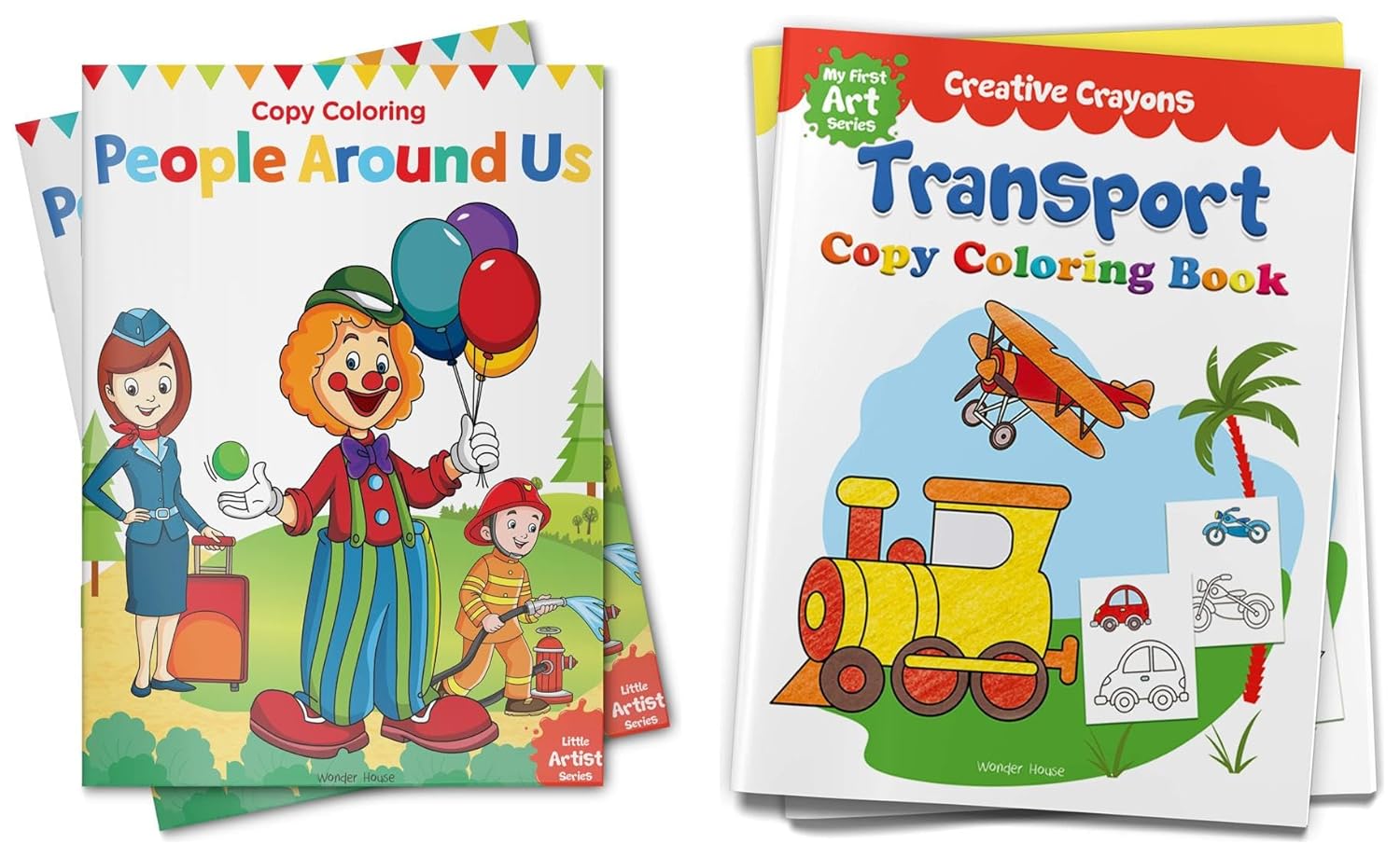 Buy Little Artist Series People Around Us: Copy Colour Books ...