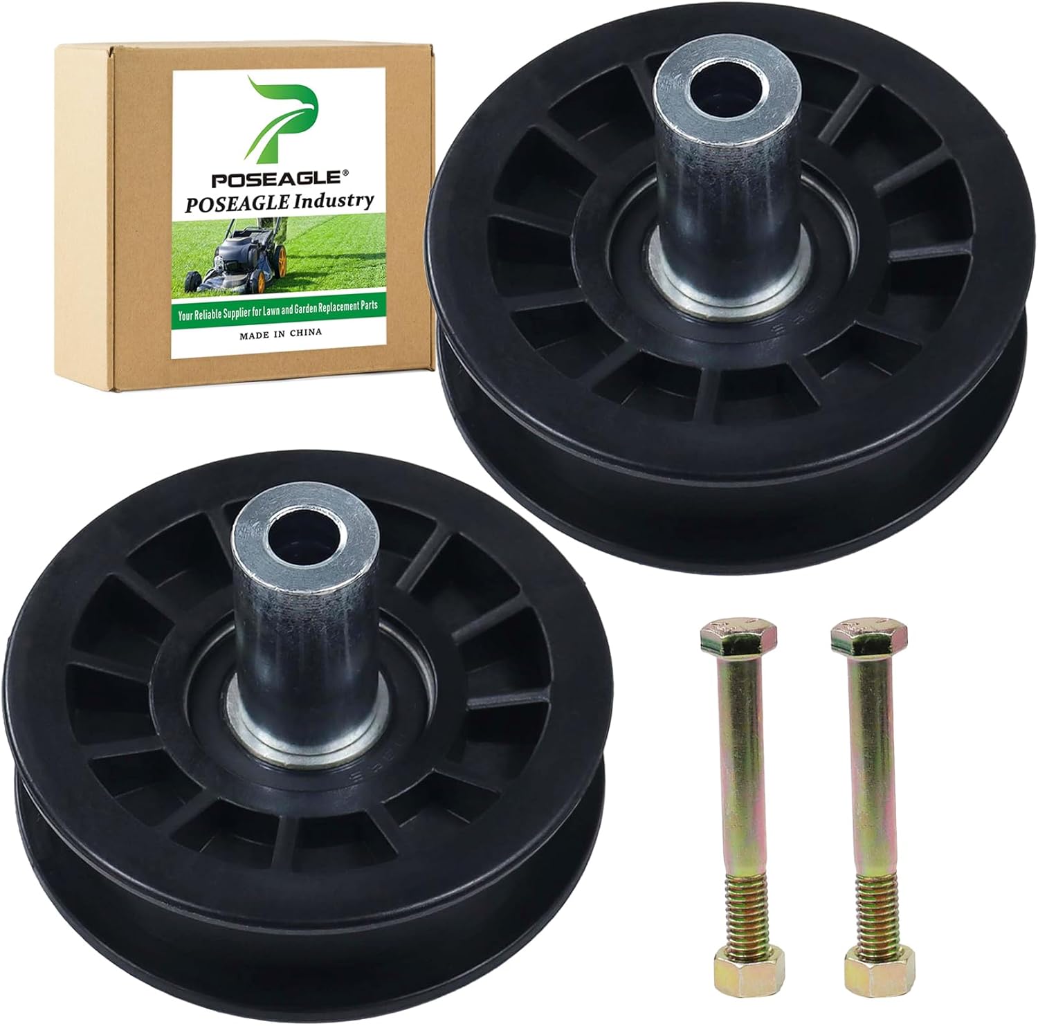 Amazon.com : POSEAGLE 2 Pack 532179114 Composite Idler Pulley Replaces ...