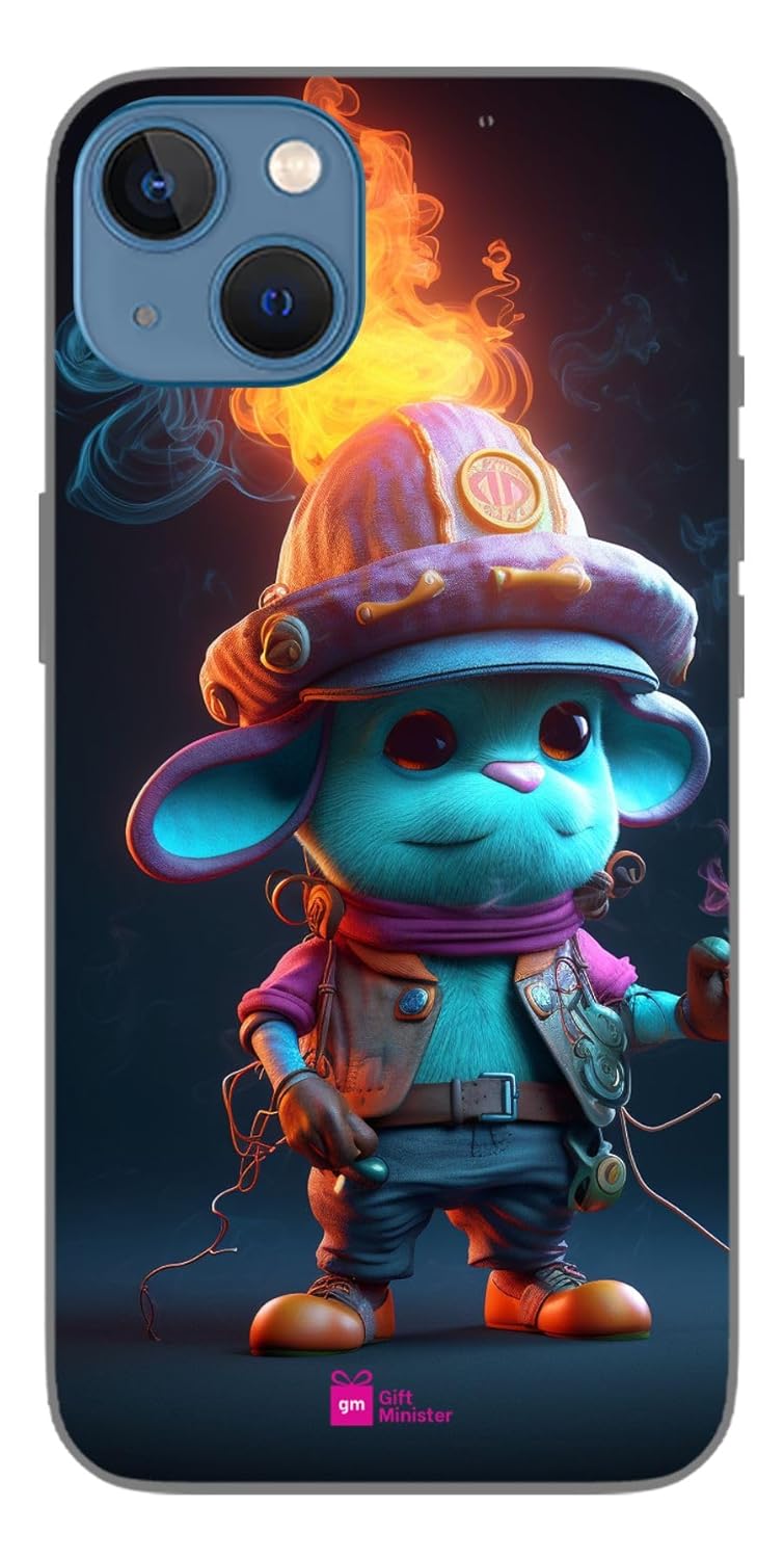 Silicone Designer Cover for Apple iPhone 13 Slate Grayback Pouch ...