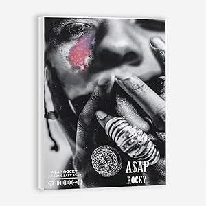 Amazon.com: SPPMFPJD ASAP Rocky At. Long. Last. ASAP Album Cover Canvas ...