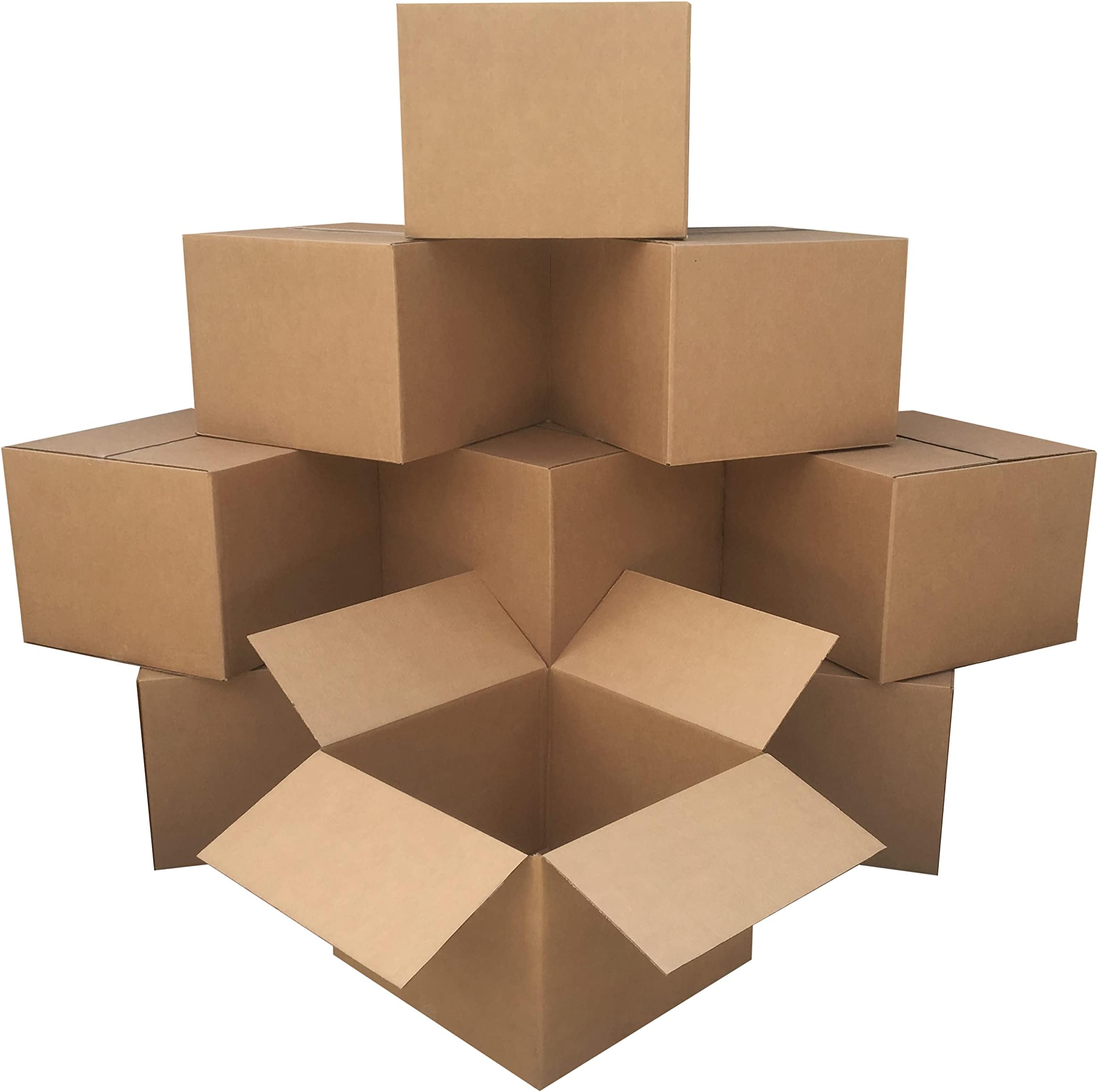 Amazon.com : Large Moving Boxes 20" x 20" x 15" (Pack of 6) : Box ...