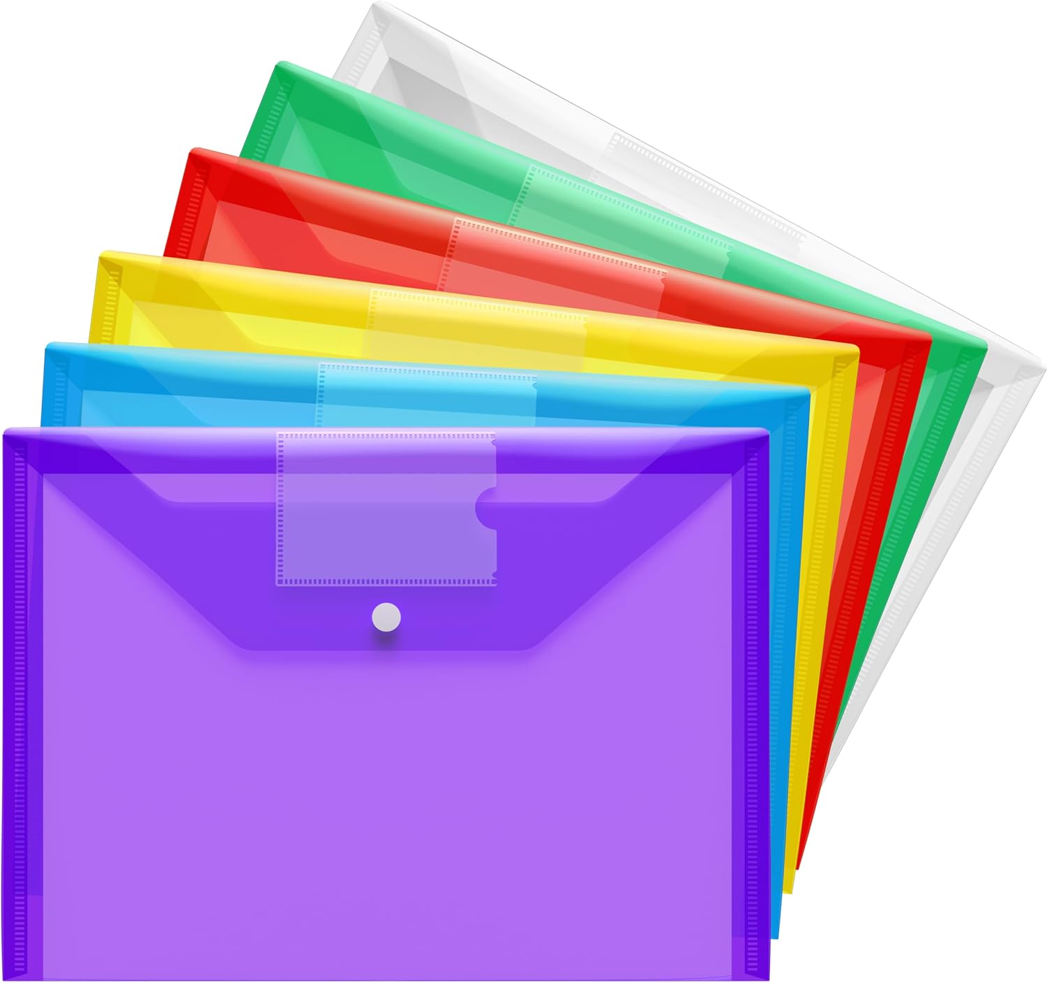 Plastic Wallets - A4 Folders for Paperwork A4 Document Files Folder ...