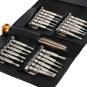 Amazon.com: WONAIER Precision Screwdriver Set 25 IN 1 Eyeglass Repair ...