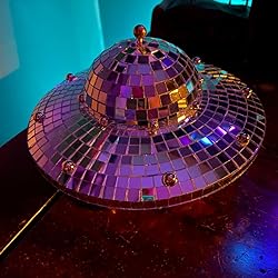 Amazon.com: Wittolins UFO-Shaped Disco Ball Home Décor - Elevate Your ...