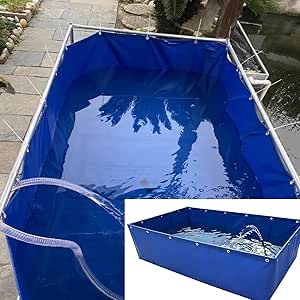 Faltbarer Fischteich | Langlebiger Aquakultur-Pool mit großem ...