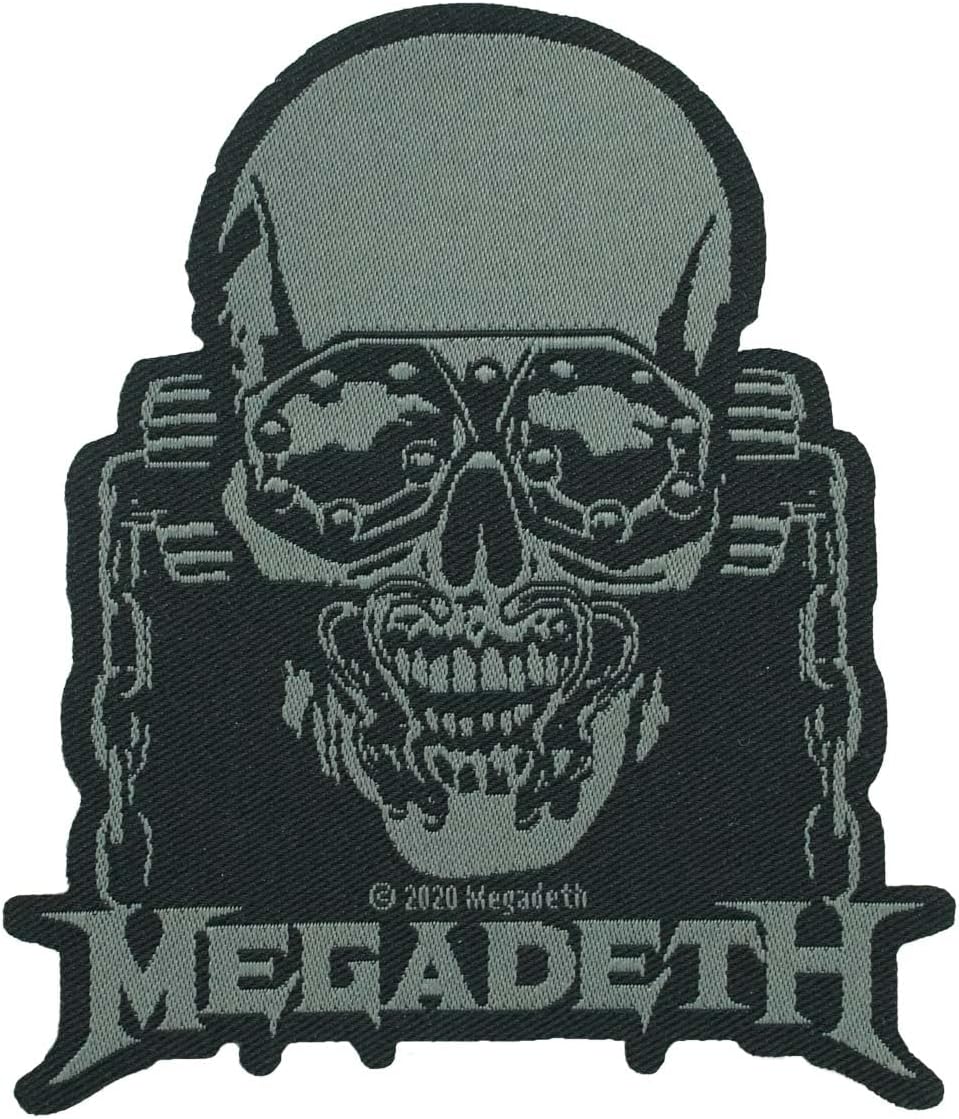 Amazon.com: Megadeth Vic Rattlehead Die Cut Patch Album Art Band Woven ...
