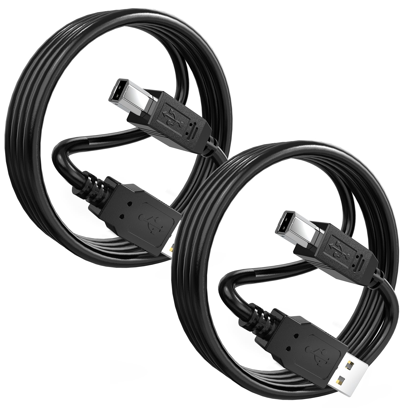 Snapklik.com : USB Midi Cable, 2-Pack 3-Feet Midi Cable USB 2.1 Type A ...