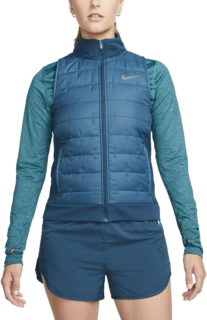 Amazon.com: Nike Therma Women's Synthetic-Fill Running Vest (Medium ...