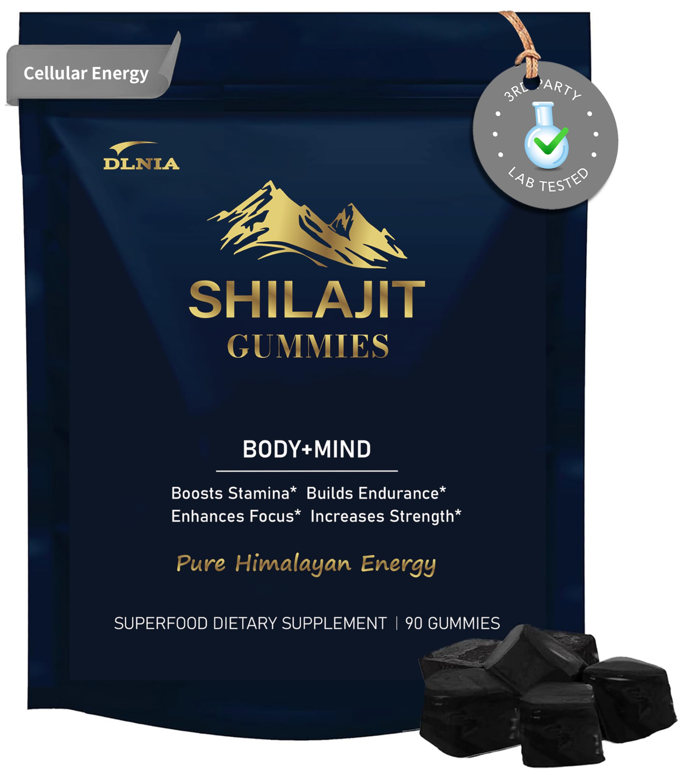 Amazon.com: Shilajit Gummies with Ashwagandha, Turmeric - Organic, Zero ...