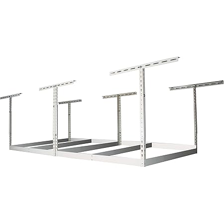 MonsterRax 4x8 Overhead Garage Storage Rack Frame Kit - Hanging Storage ...