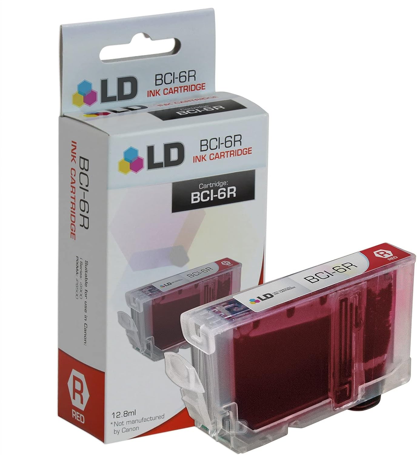 Amazon.com: LD Compatible Ink Cartridge Replacement for Canon BCI6R ...