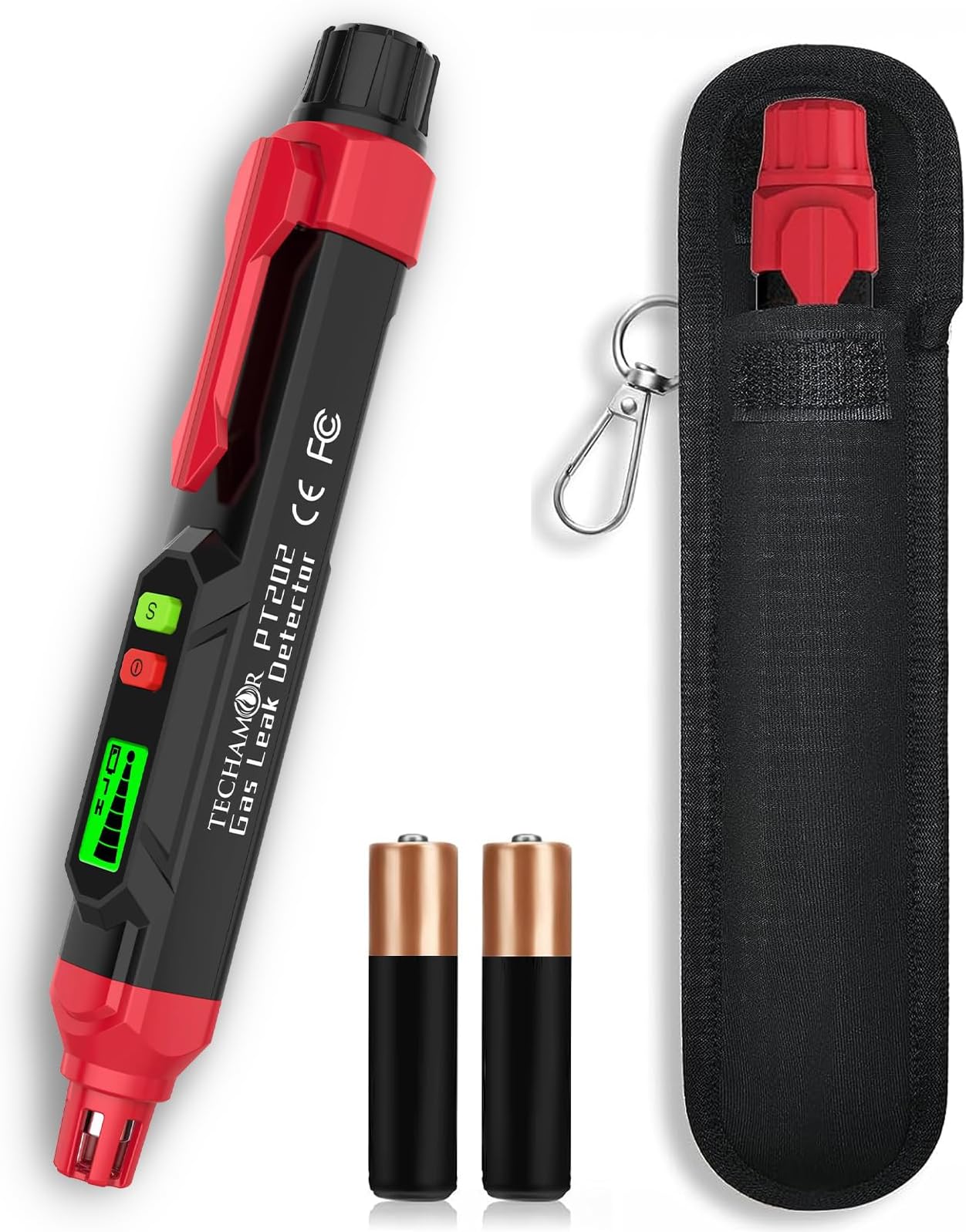 BINGKOU Gas Leak Detector,Natrual Gas Detector for Home,Potable Propane ...