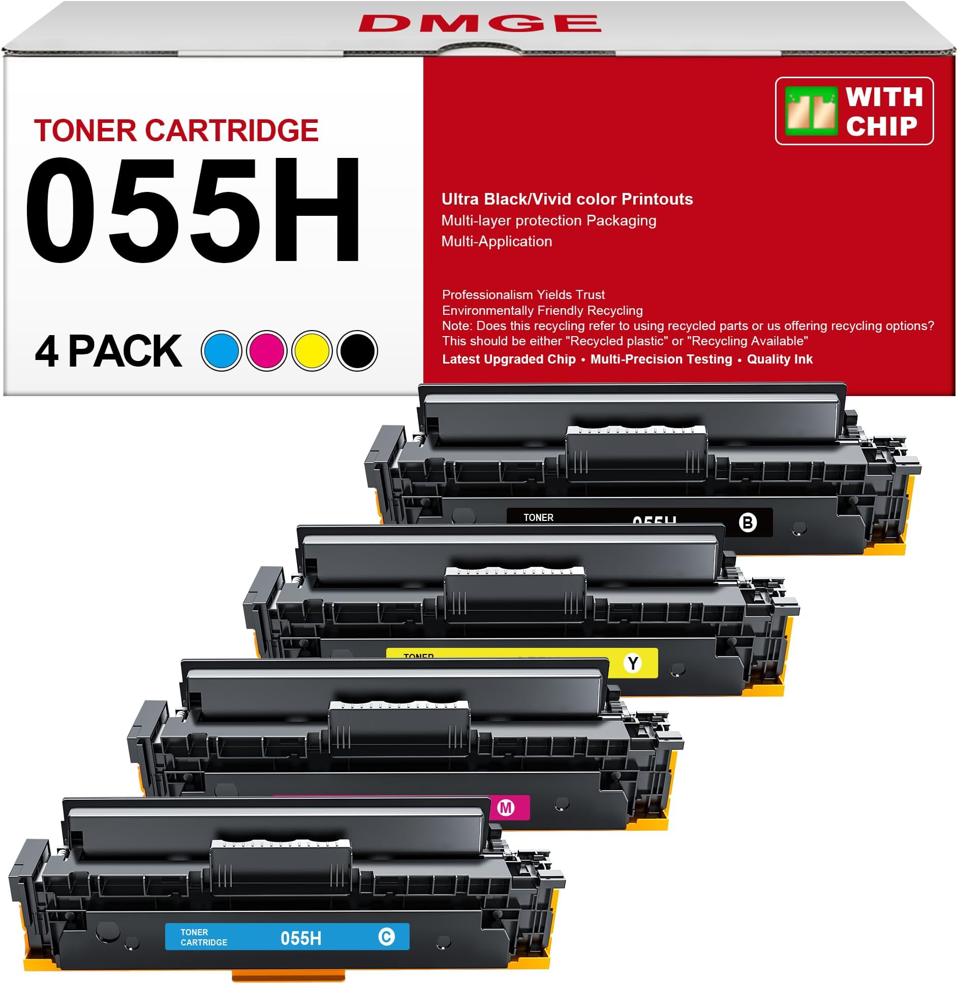 055H - 055 Toner Cartridge Set - MF743cdw Toner Cartridges Replacement ...