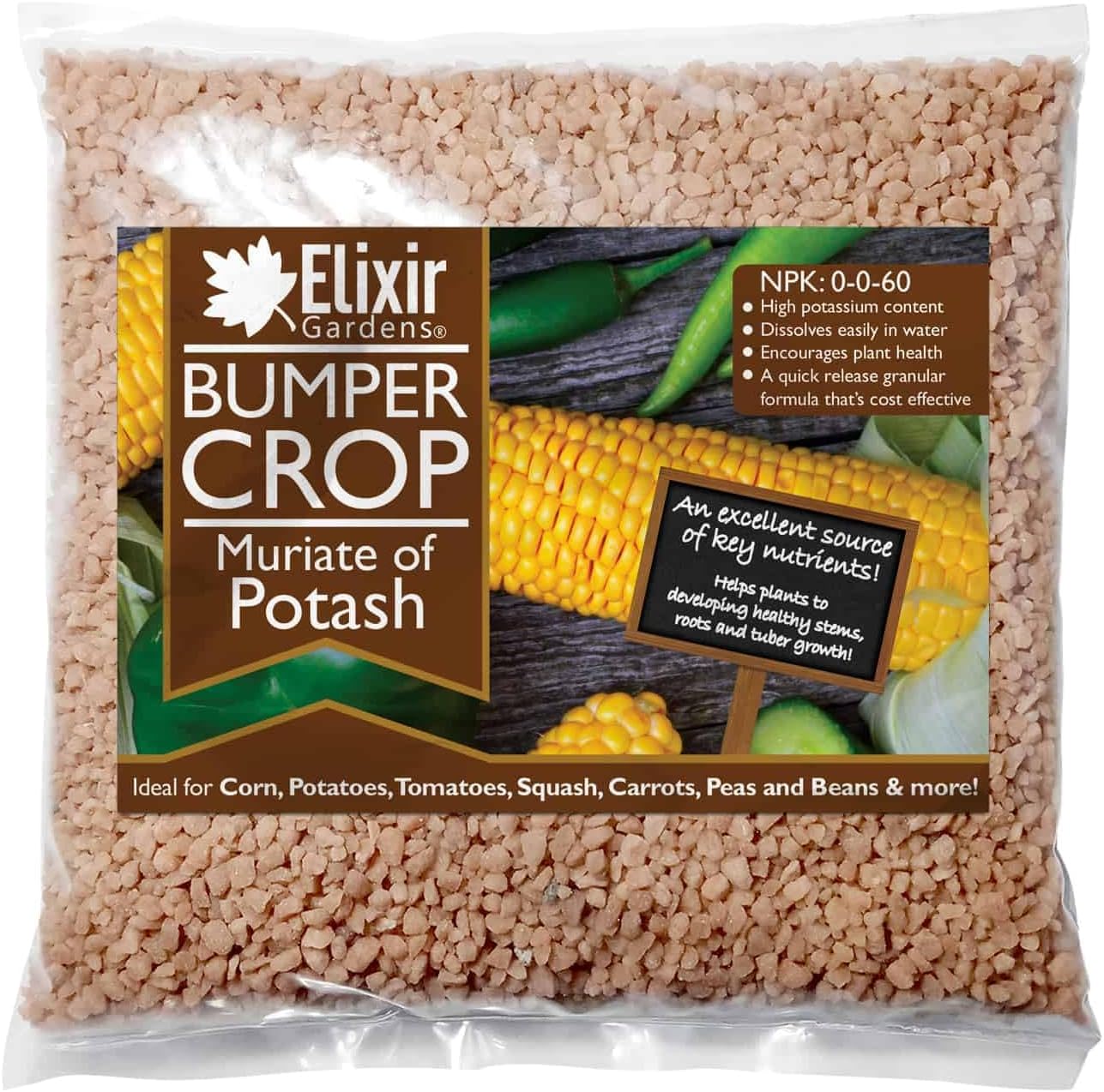 Elixir Gardens ® Muriate Of Potash Fertilizer - 1KG Bag : Amazon.co.uk ...