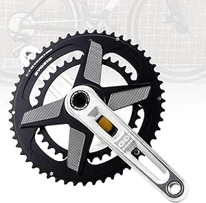 Road Bike Crankset 50-34T/52-36T/53-39T Double Chainring for 7-12 Speed ...