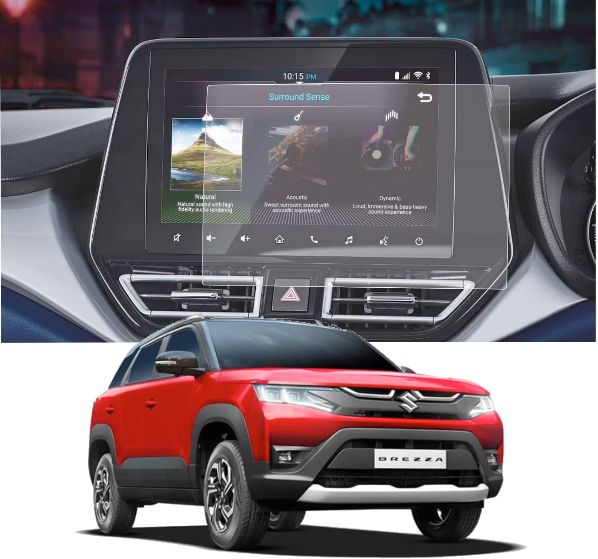 Gear Guard Screen Protector For Maruti Suzuki New Brezza 2022 ...