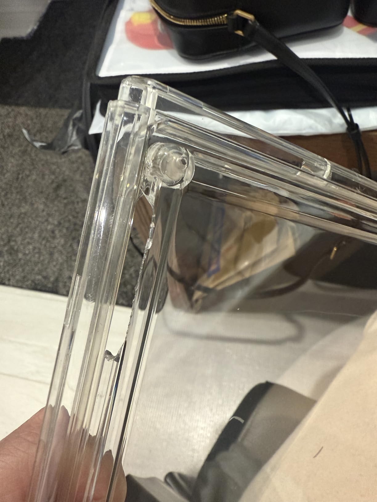Acrylic Display Case for Collectibles, Stackable Clear Acrylic Display ...