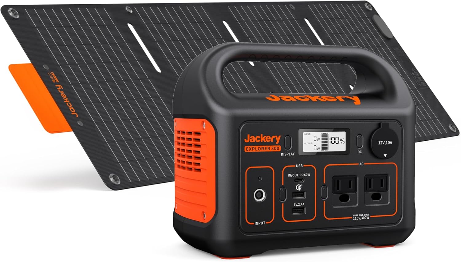 Amazon.com : Jackery Explorer 300 Solar Generator with 40W Solar Panel ...