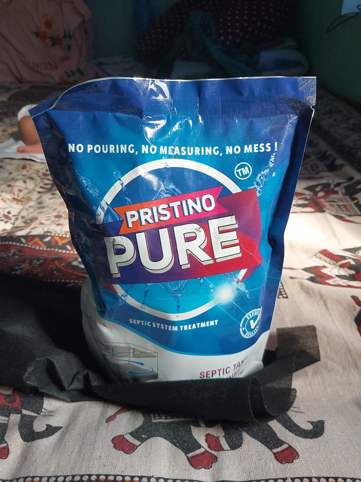 Pristino Pure Septic Tank Cleaner Powder (Pack of 2) 1kg | 10X More ...