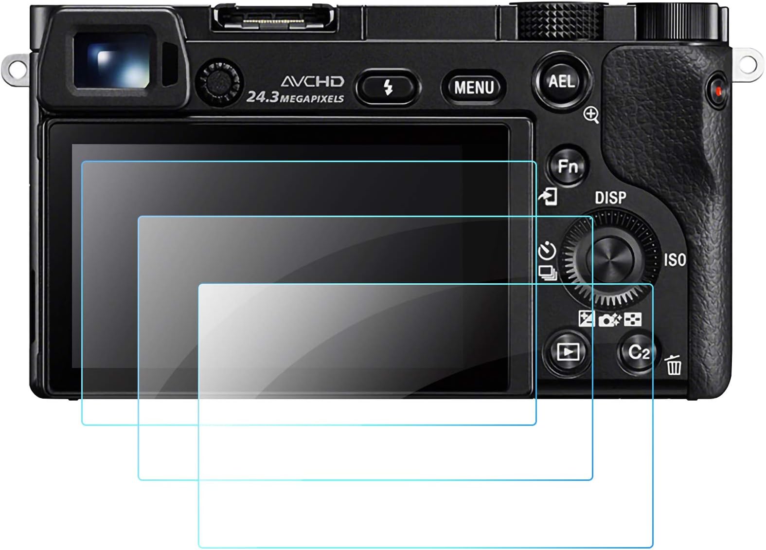 Amazon.com : QIBOX Glass Screen Protector Compatible with Sony Alpha ...