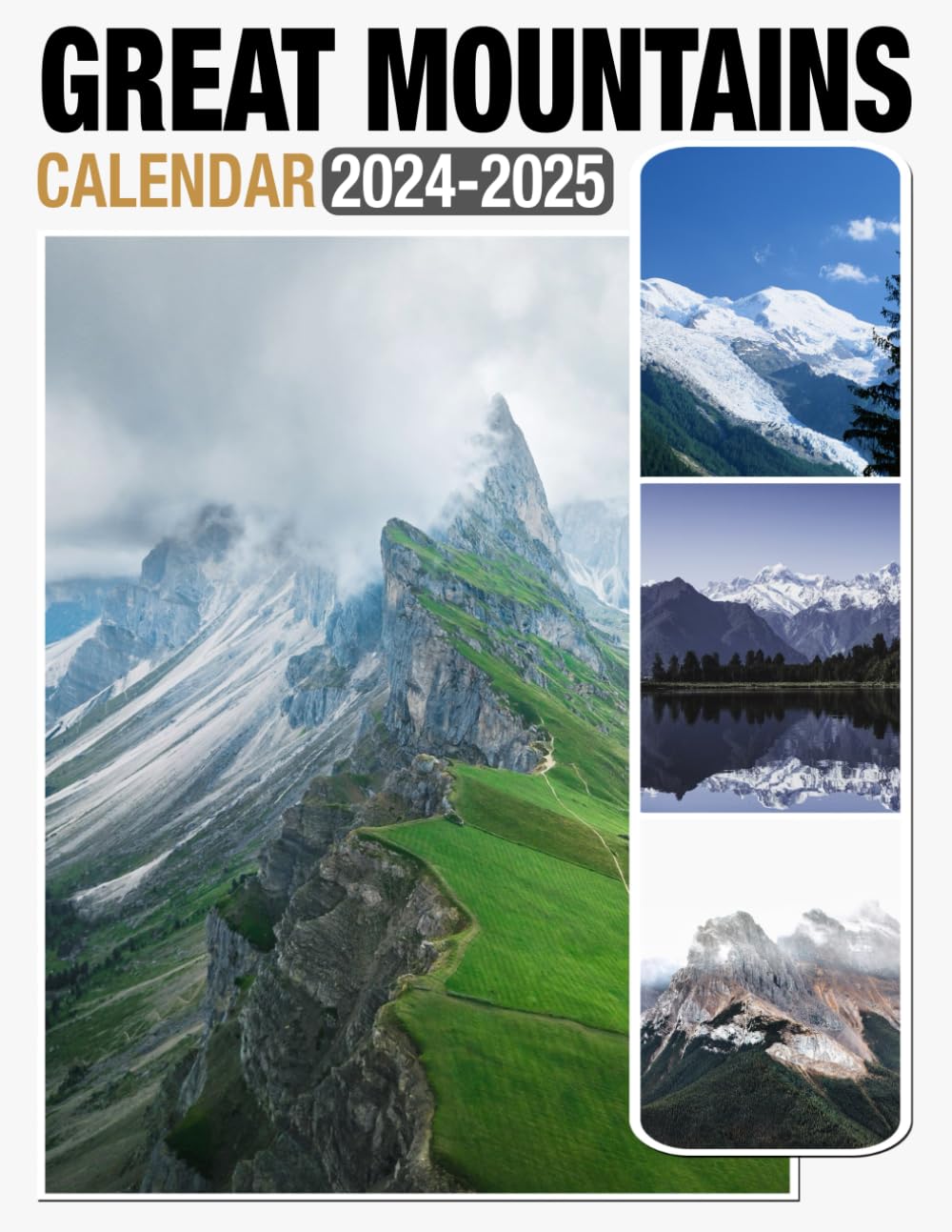 Great Mountains Calendar 2024 – 2025: 24 Months Calendar Jan 2024 to ...