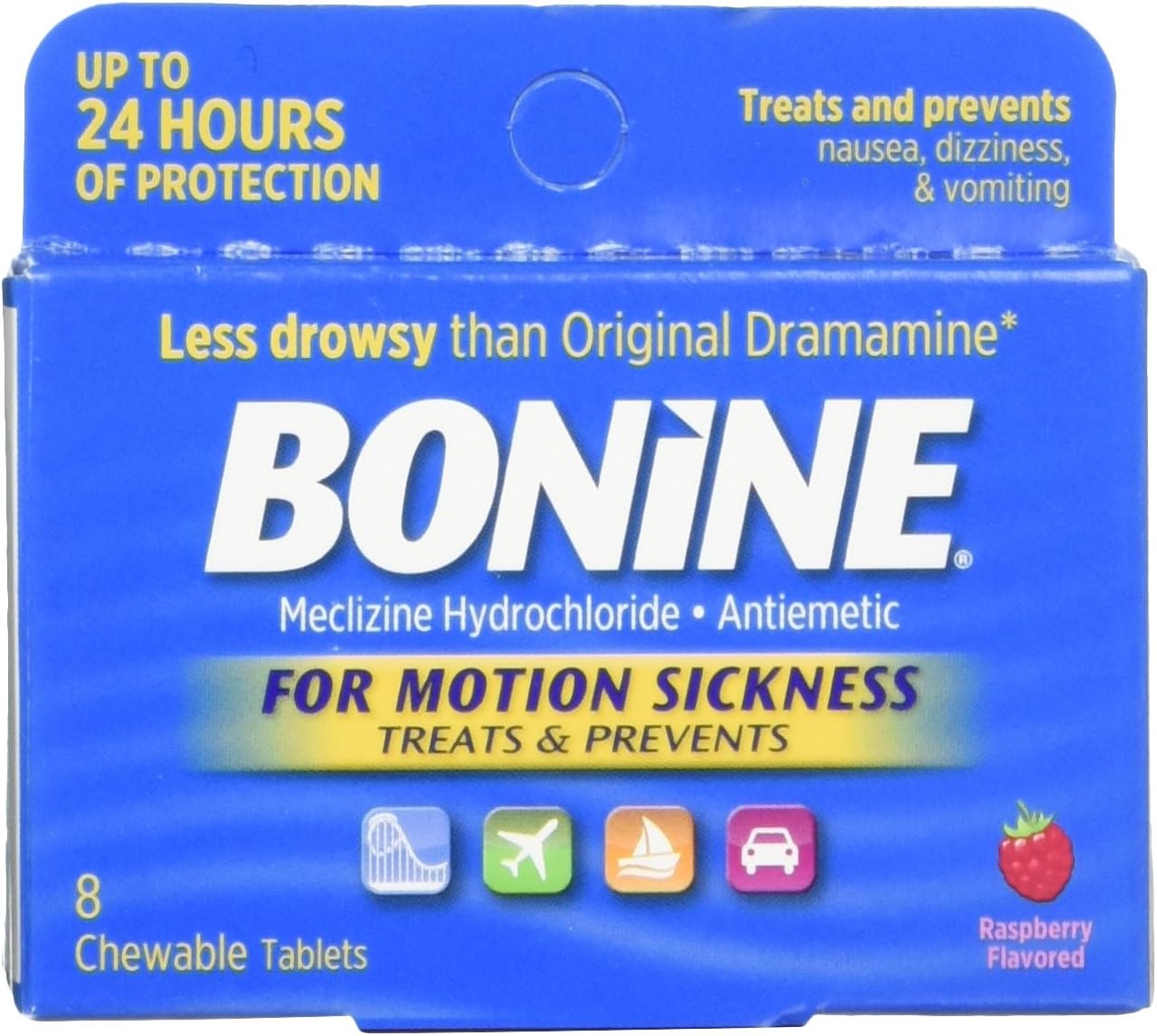 Bonine Chewable Tablets for Motion Sickness, Nepal | Ubuy