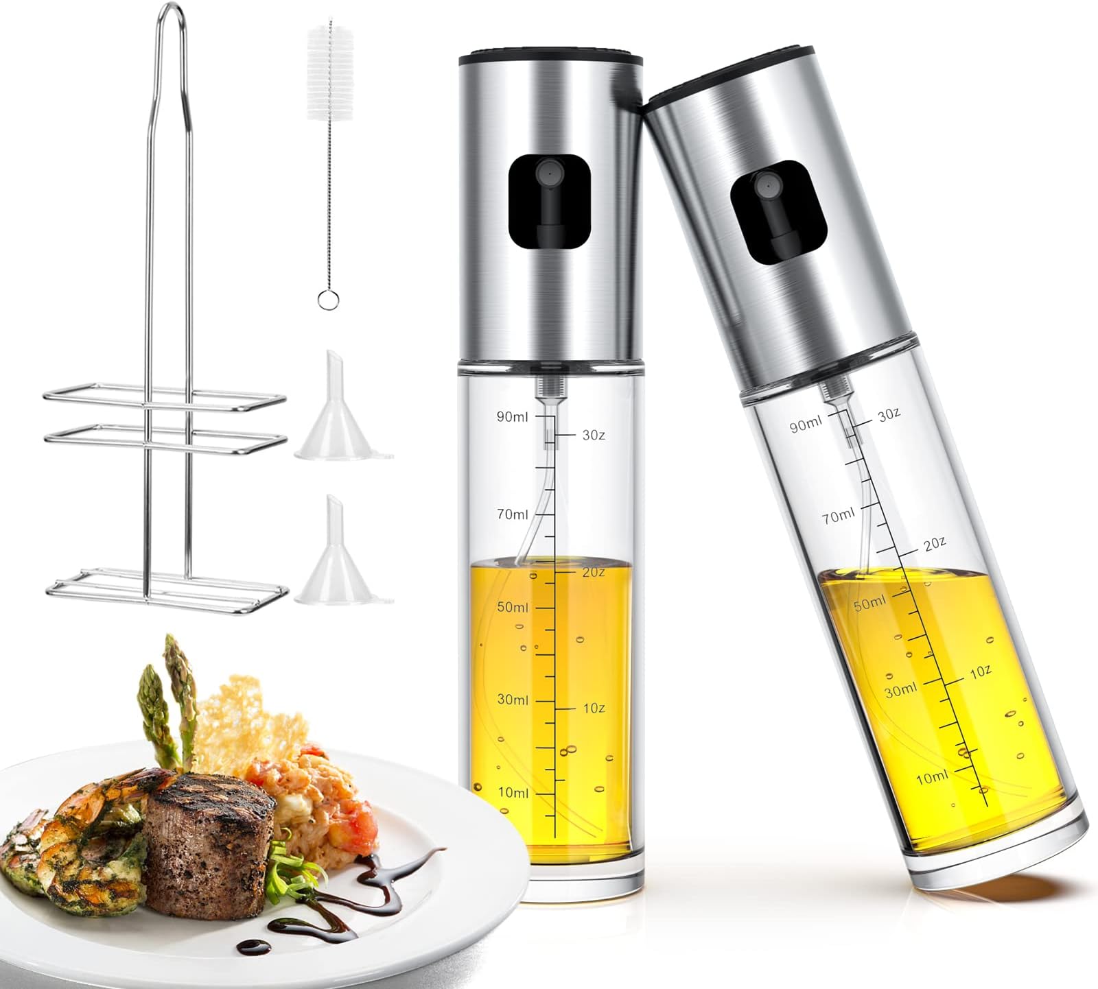 Amazon.com: CHEFVANTAGE Olive Oil Mister and Premium Cooking Sprayer ...