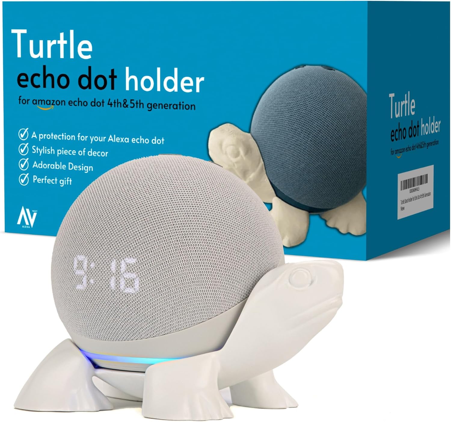 Amazon.com: Turtle Echo Dot Holder Stand, Unique Alexa Holder, Turtle ...