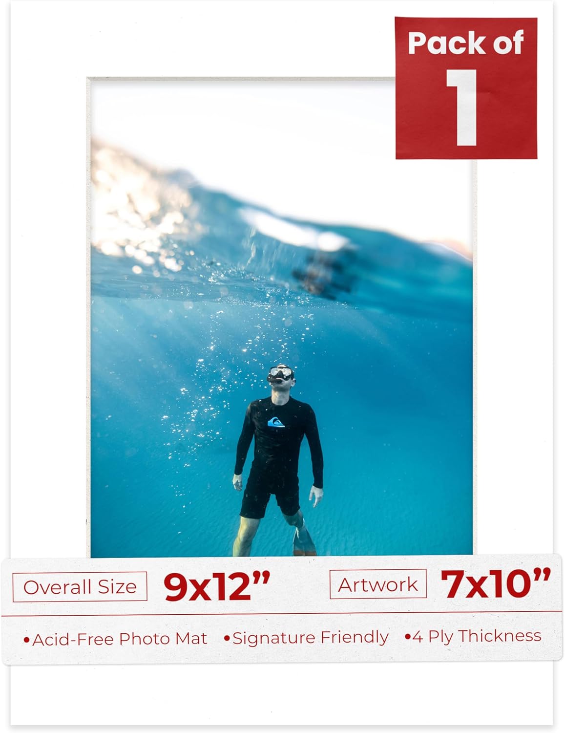 Amazon.com: Poster Palooza 9x12 Mat Bevel Cut for 7x10 Photos - Acid ...