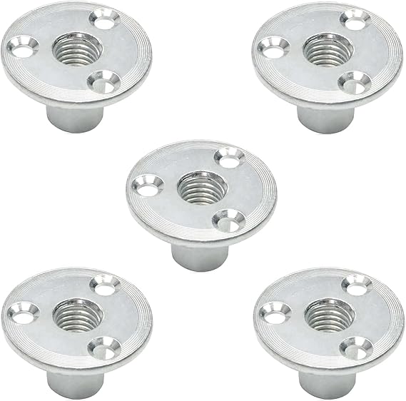 Amazon.com: Tayffency 5Pcs M12 Brad Hole Tee Nut Zinc Plated Carbon ...